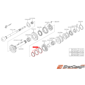 Synchro de 2ème boite 6 vitesses SUBARU STI 2008 - 2014 | Stef Design