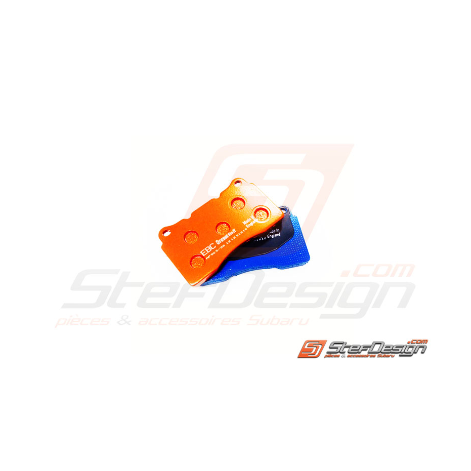 Kit plaquettes avant EBC subaru P1 avec étrier ALCON BLUE | Stef Design